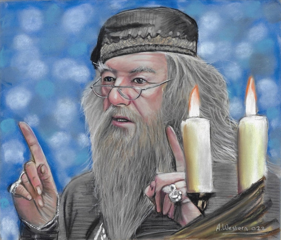 An Original Pastel Painting of Professor Albus DUMBLEDORE From the ...