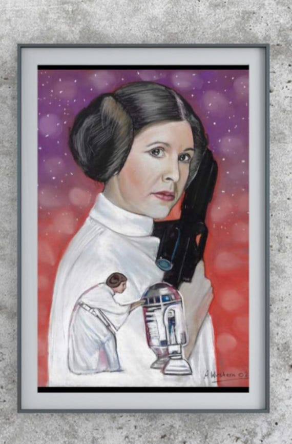 Pintura Da Princesa Leia Desenho De Princesa Leia Para Colorir