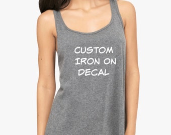 Custom Iron on Logo Transfer - Etsy