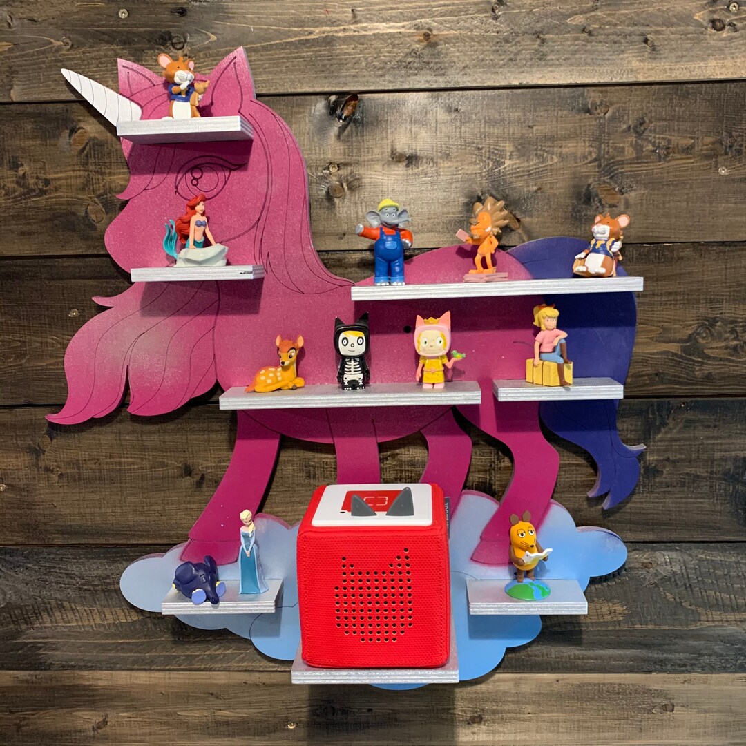 Toniebox Shelf Unicorn | Storage for Music Box & Tonie Figures | Wall ...