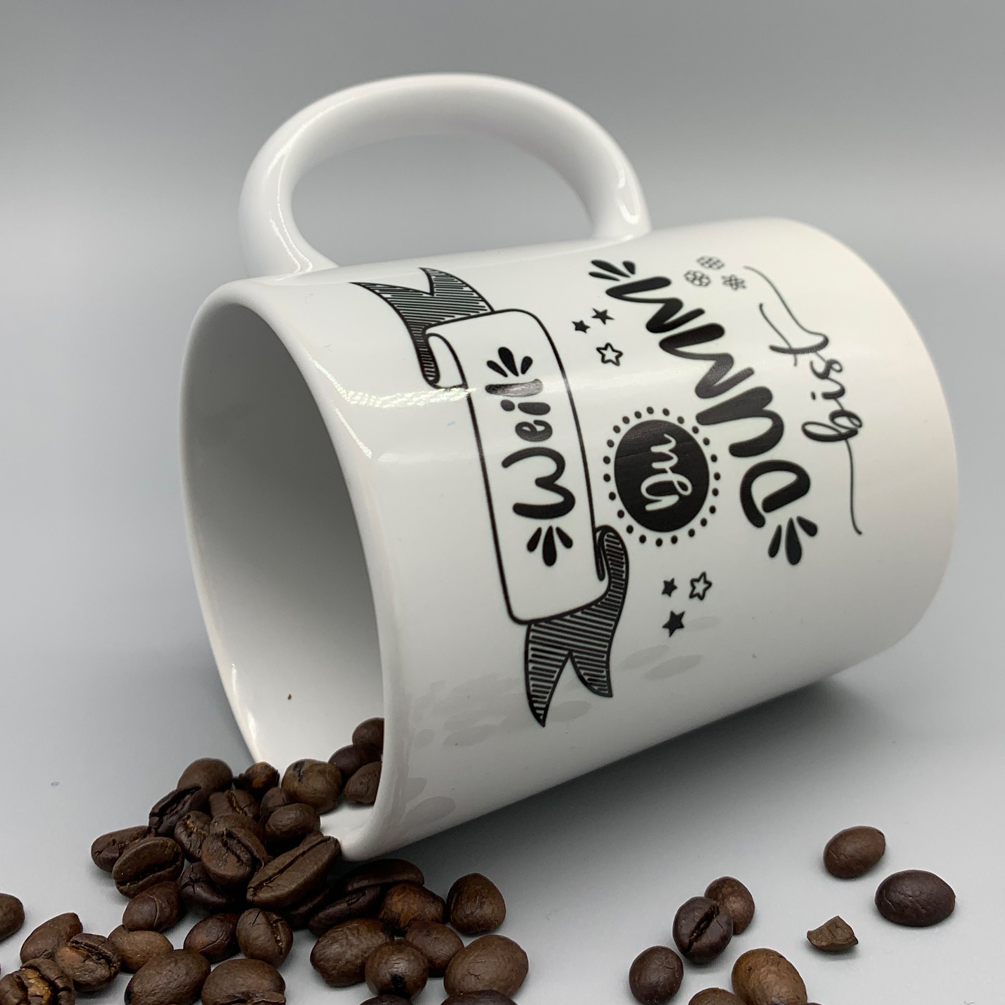 Cup with saying Because YOU are DUMM coffee cup | Etsy