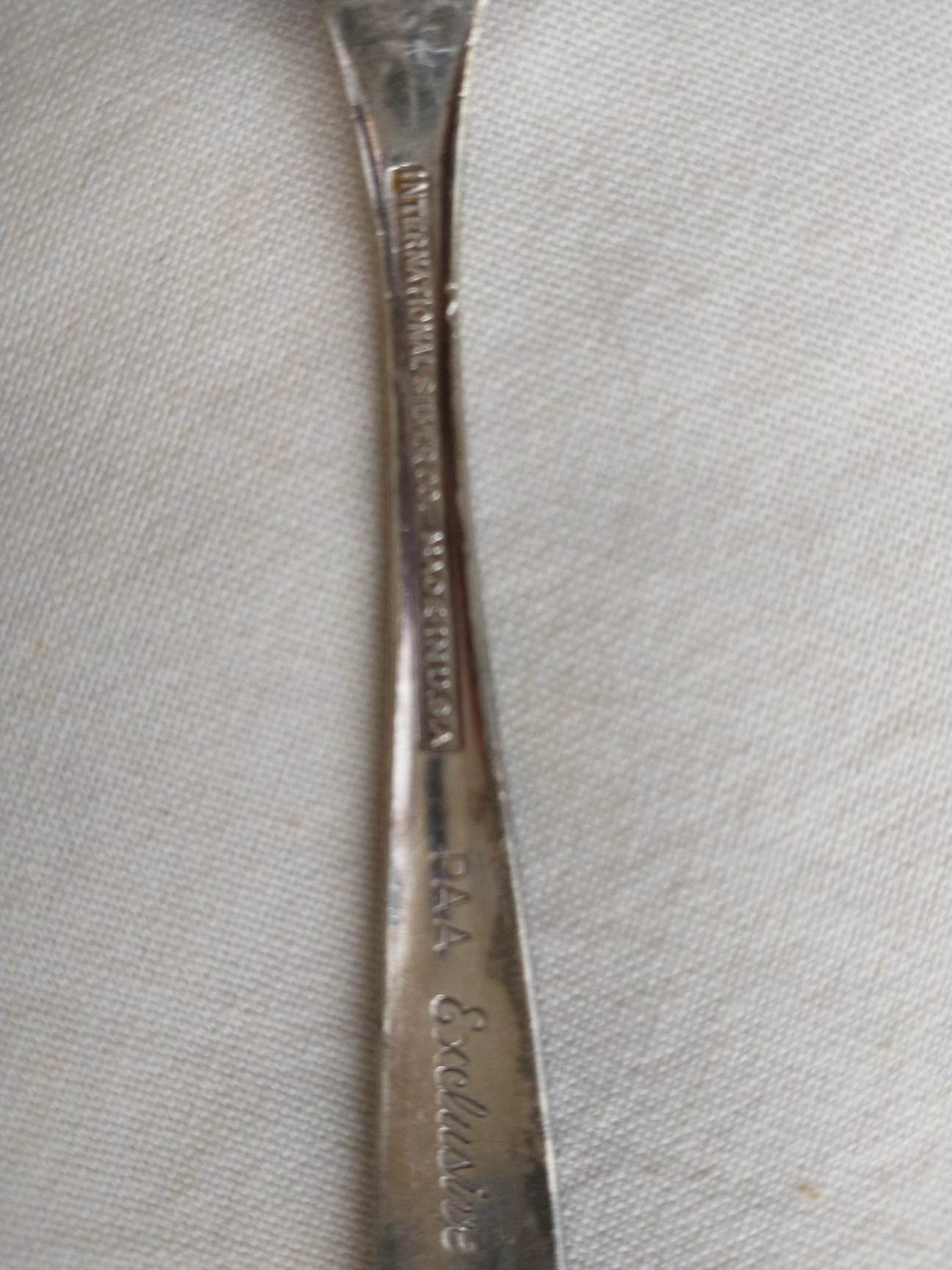 Vintage PAN AM PAA Exclusive Silverplate Spoon International Silver Usa ...