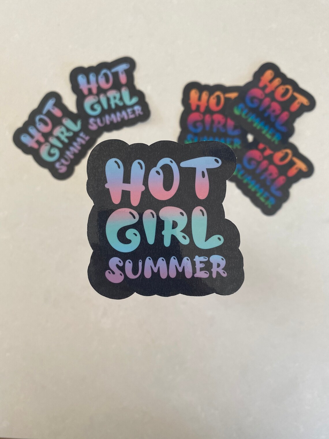 Verano De Chicas Calientes Pegatina Laminada Tendencia Etsy