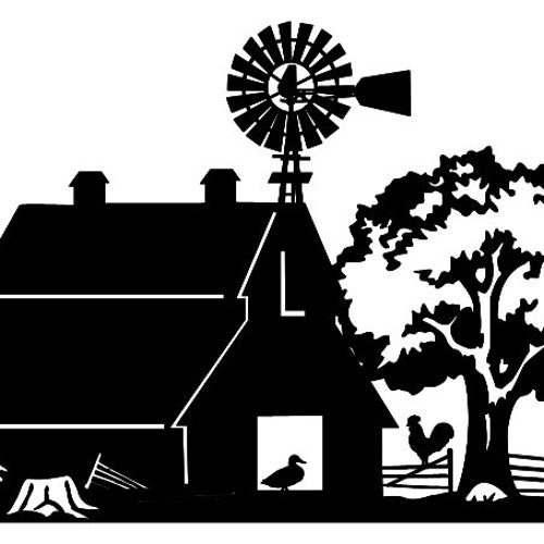 Barn Yard Scene SVG File Outdoor Scene - Etsy