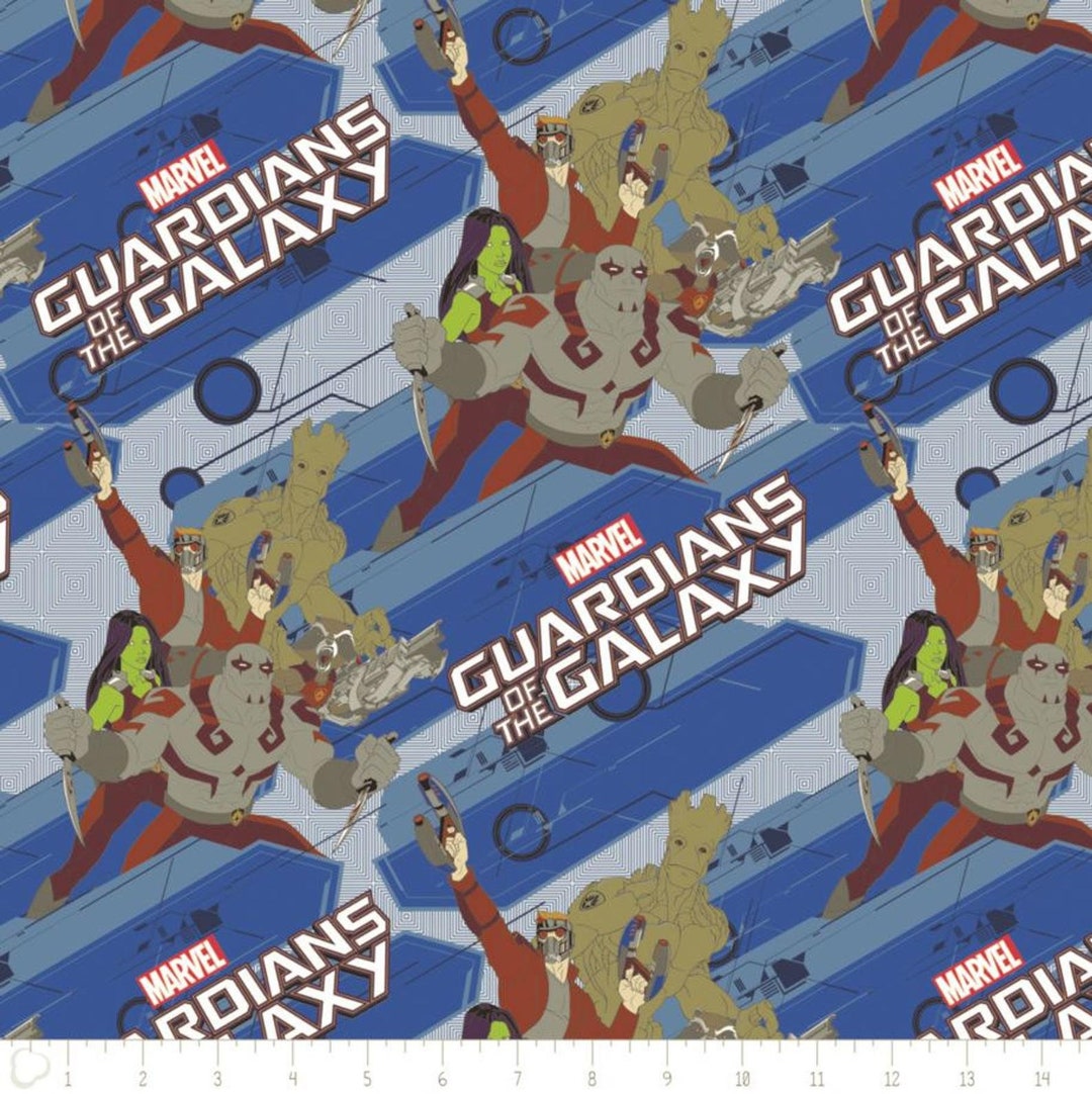 Marvel Guardians of the Galaxy Fabric, Camelot Fabrics, 100% Cotton - Etsy