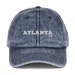 Atlanta Vintage Cotton Twill Cap | Atlanta, Georgia, Baseball Cap ...