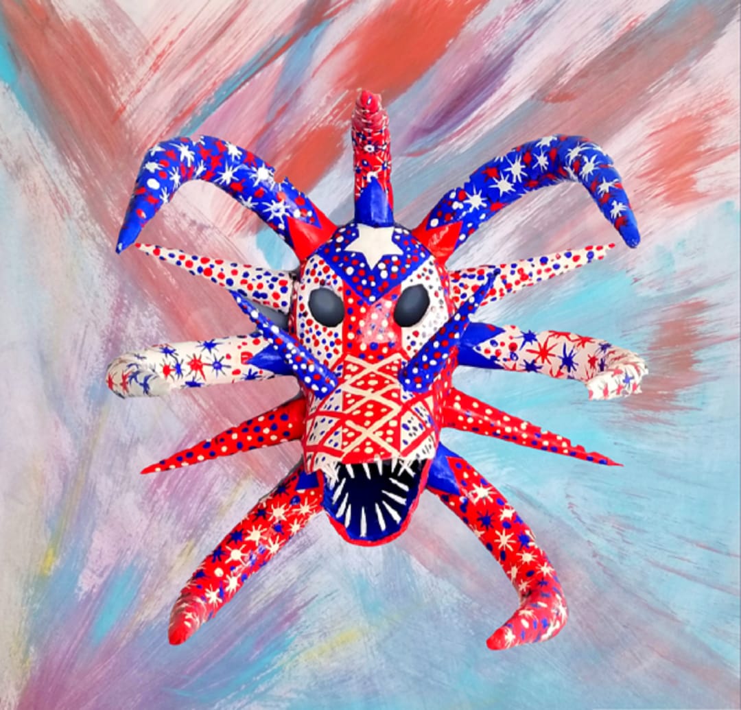 Vejigante Mask Magnet - Etsy