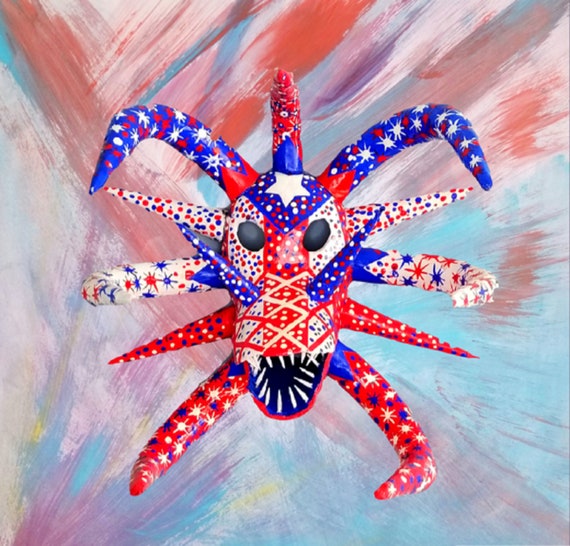 Vejigante Mask Magnet - Etsy