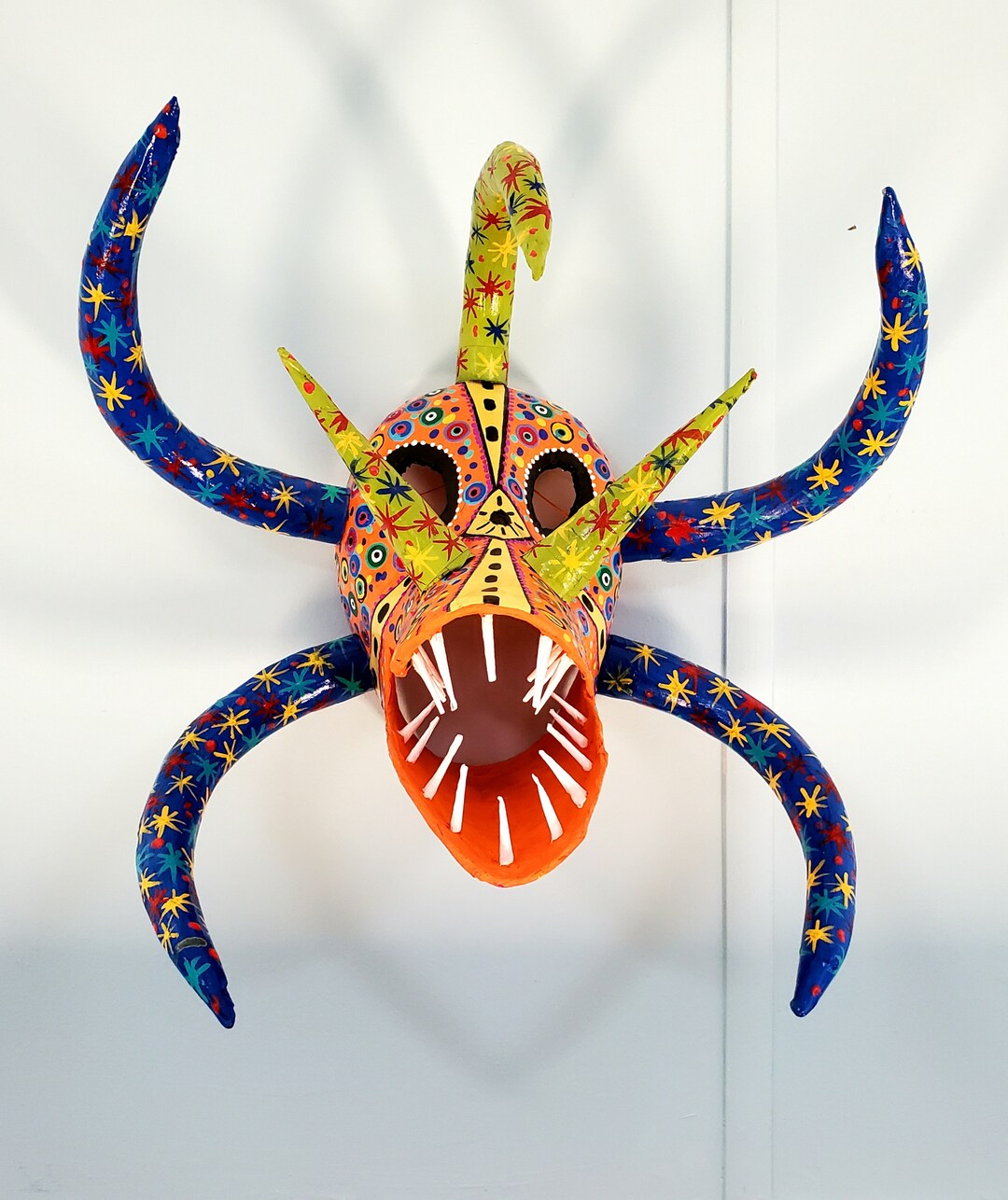 Paper Mache Vejigante Mask, Puerto Rico - Etsy