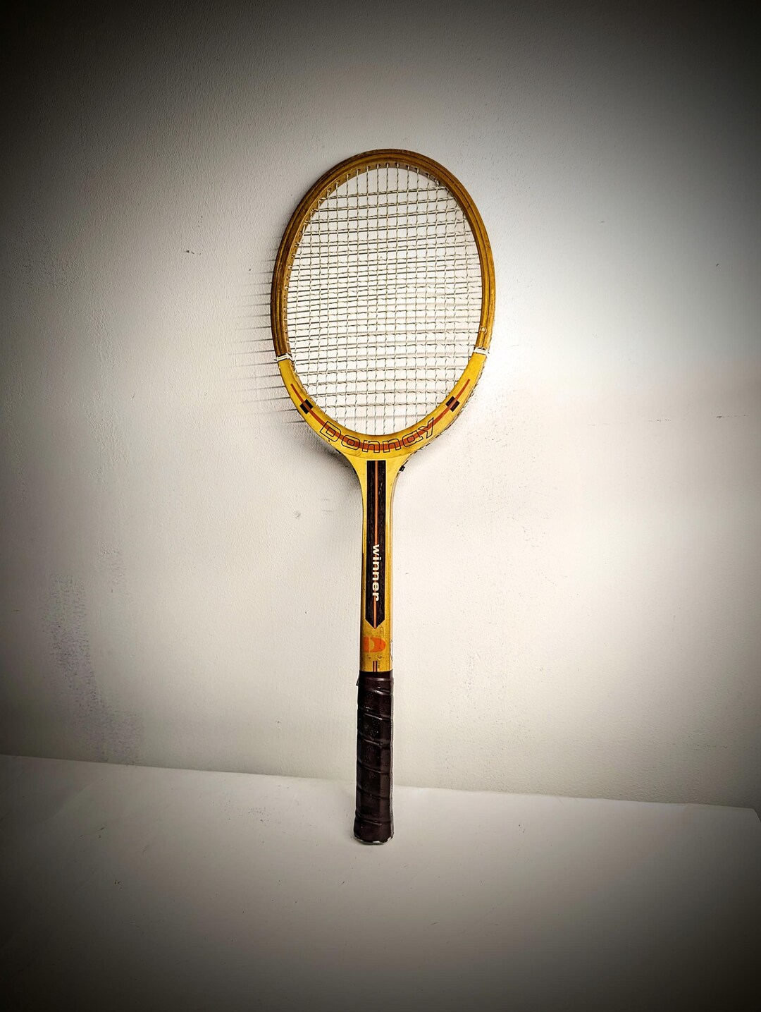 EARLY Tennis Racket donnay Winner Vintage Used Wooden Tennis Racket ...