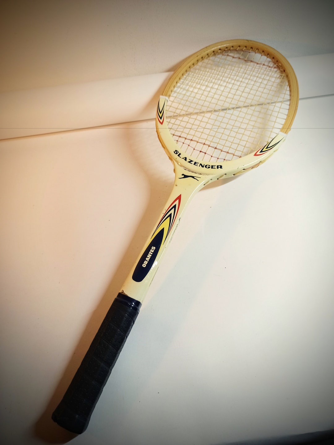 Slazenger Tennis Racket 'orantes' England Frame Rare Good Condition. - Etsy