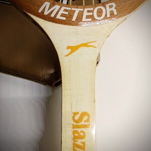 Slazenger Tennis Racket 'meteor' England Frame Rare Good Condition. - Etsy