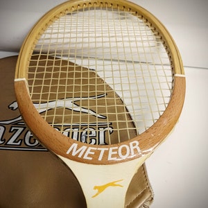 Slazenger Tennis Racket 'meteor' England Frame Rare Good Condition. - Etsy