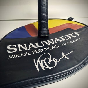 Vintage Collectors Racket Snauwaert Mikael Pernfors AUTOGRAPH Good ...