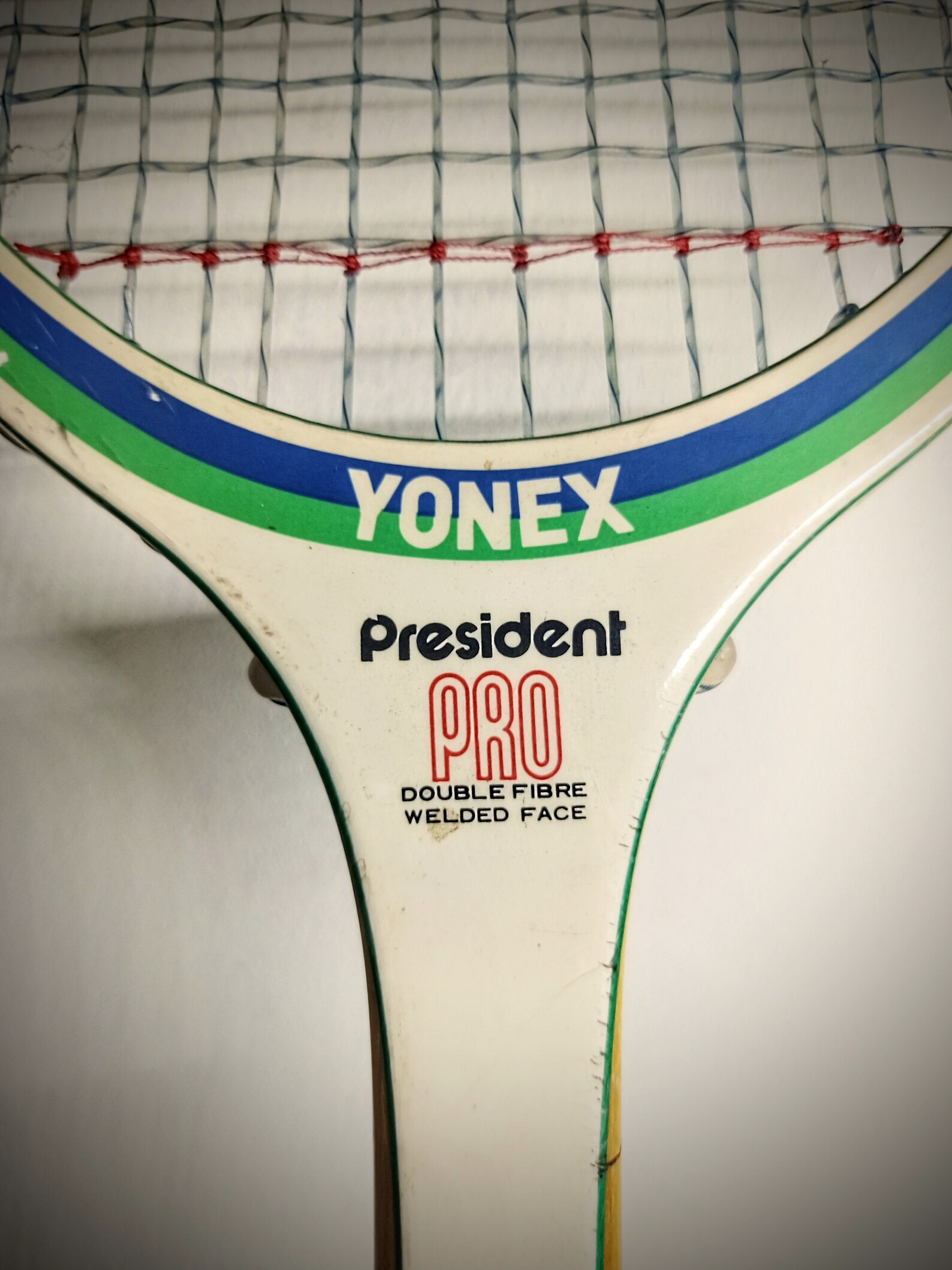 Vintage YONEX President PRO Double Fiber Welded Face Tennis Racket 1970 ...
