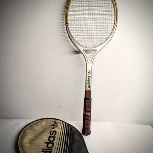 Vintage ADIDAS Tennis Racket MISTRAL Ads 074 *rare With Sleeve* Ads 074 ...
