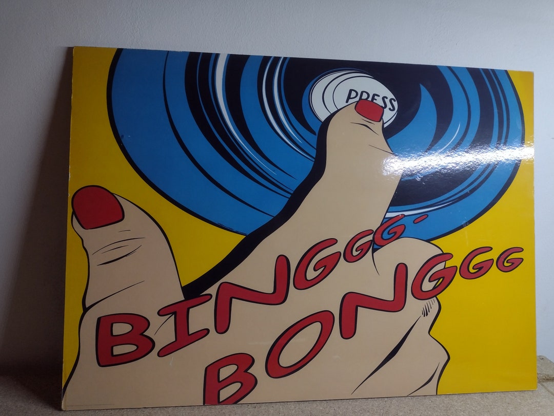 Cool POP Art Vintage Ikea Binggg Bonggg Pop Art 50x70cm Print Deborah ...