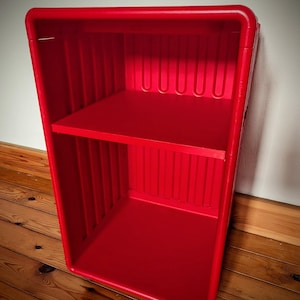 RARE Vintage IKEA DIDRIK Red Bedside / Storage / Side Table Designed by ...