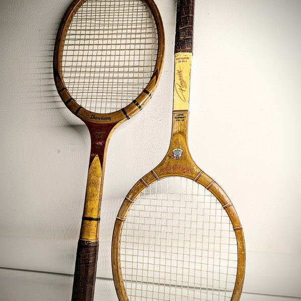 Wooden Tennis Racket - Etsy