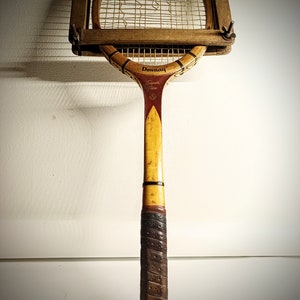 1970's Vintage Used Wooden Tennis Racket Donnay super Ace for ...