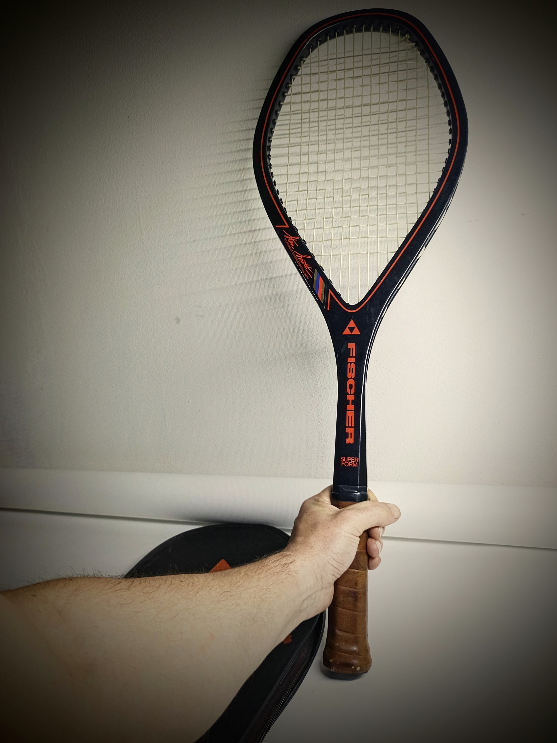 Cool Shaped Vintage FISCHER Tennis Racket - Super Form Stan Smith ...