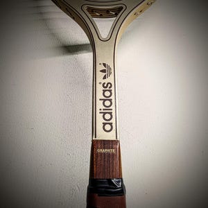 Vintage ADIDAS Tennis Racket MISTRAL Ads 074 *rare With Sleeve* Ads 074 ...