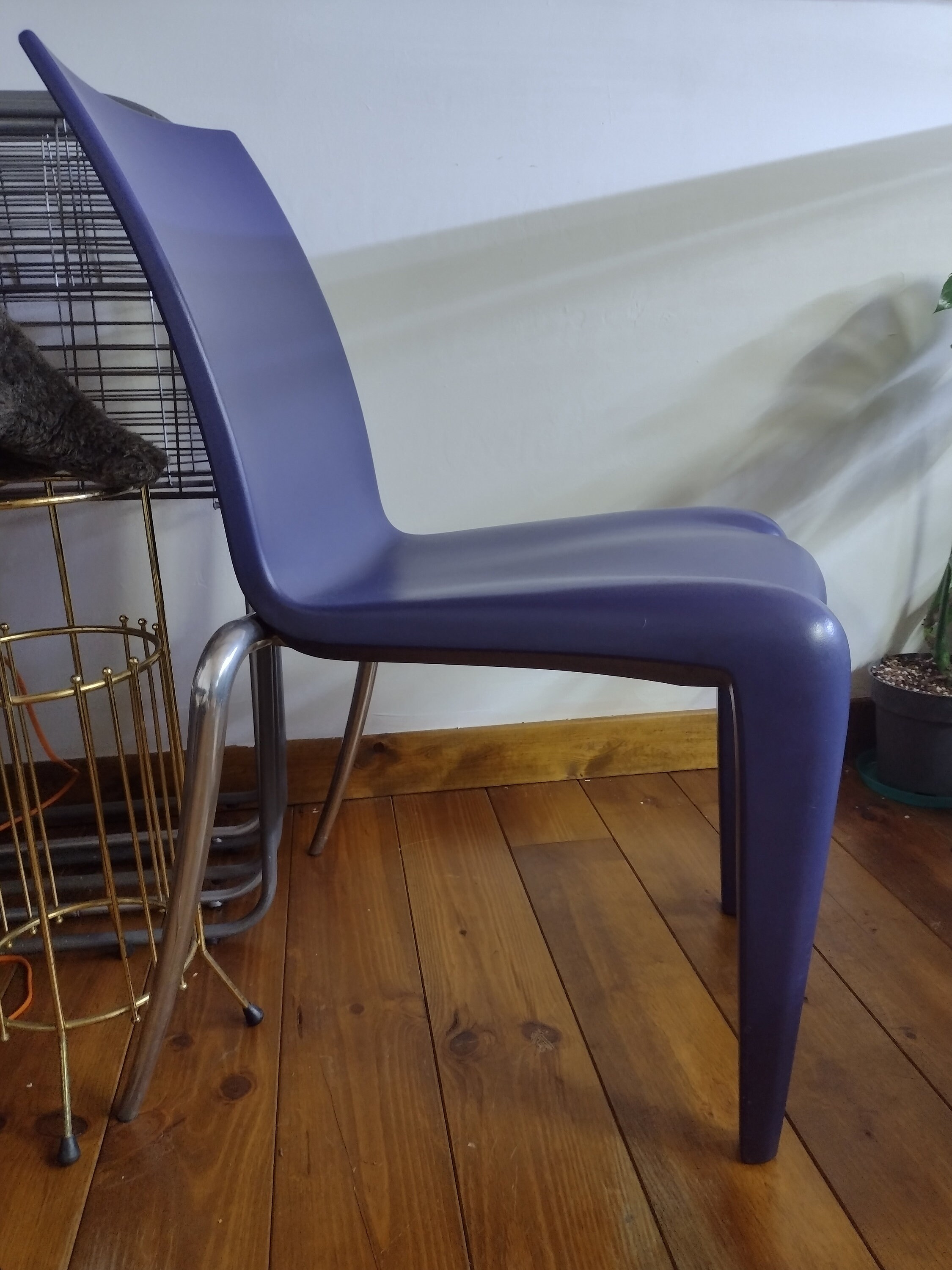 Vitra Chair Louis 20 Philippe Starck Purple Blue Vintage Design ...