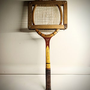 1970's Vintage Used Wooden Tennis Racket Donnay super Ace for ...