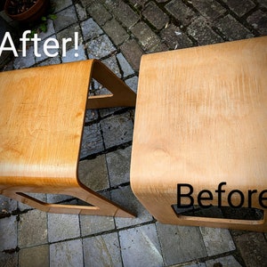 REFURBISHED! Ikea Benjamin Vintage Plywood Ikea Stool Benjamin by Lisa ...