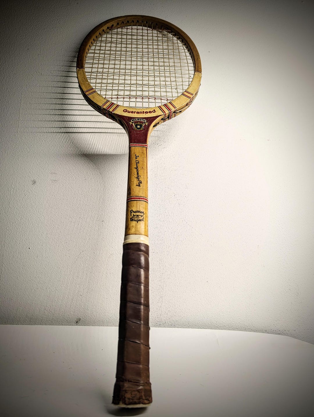 Lovely Vintage Snauwaert Tennis Racket "majestic Guaranteed" for Use or ...