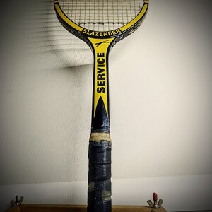 Rare Vintage Slazenger "service" Tennis Racket Vintage England Frame ...