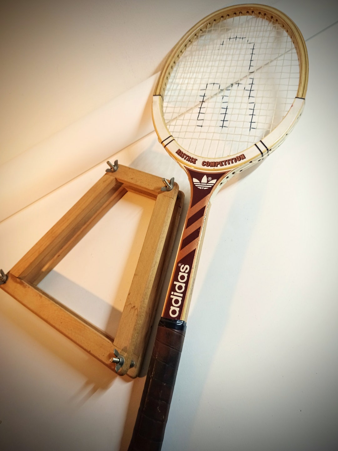 Vintage ADIDAS Tennis Racquet Nastase Competition Rare With Spanner - Etsy