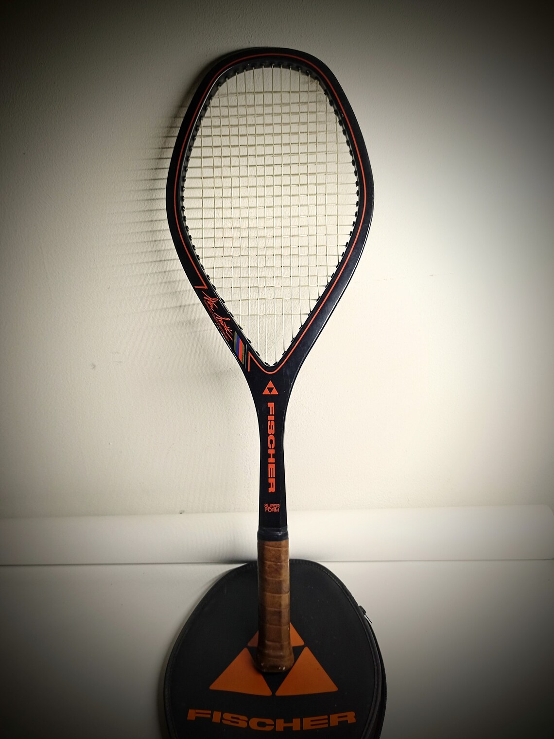 Cool Shaped Vintage FISCHER Tennis Racket - Super Form Stan Smith ...