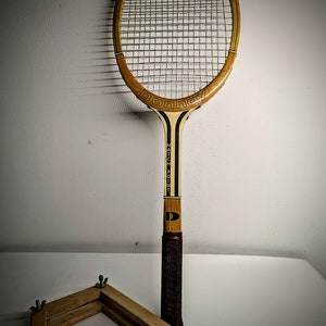 1970's Vintage Used Wooden Tennis Racket Donnay "match Point" for ...