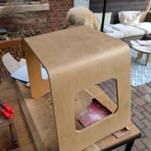 REFURBISHED! Ikea Benjamin Vintage Plywood Ikea Stool Benjamin by Lisa ...