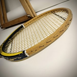 Rare Vintage Slazenger "service" Tennis Racket Vintage England Frame ...