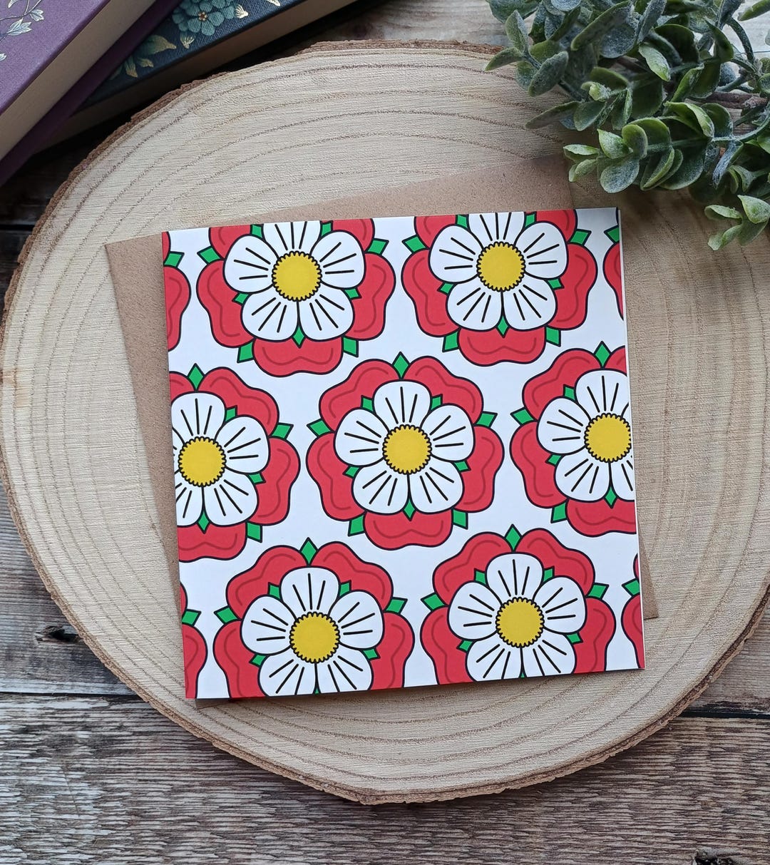 Tudor Rose Pattern Card - History Card - Tudors Card - Queen - King ...