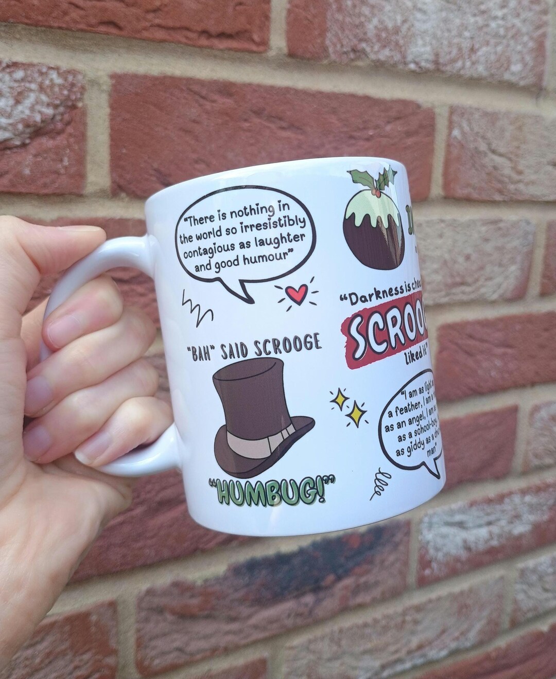 A Christmas Carol Mug: Charles Dickens Literary Quote Gift - Etsy