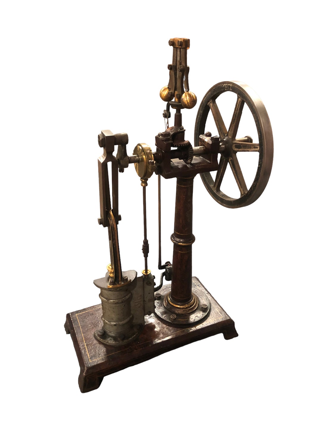 1 Cylinder Table Steam Engine Antique Wunderkammer Cast Iron Vintage ...