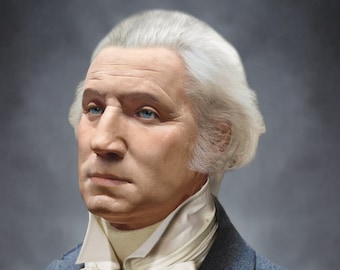 The Real Face of Thomas Jefferson Based Upon His Life Mask 4 X 6 ...