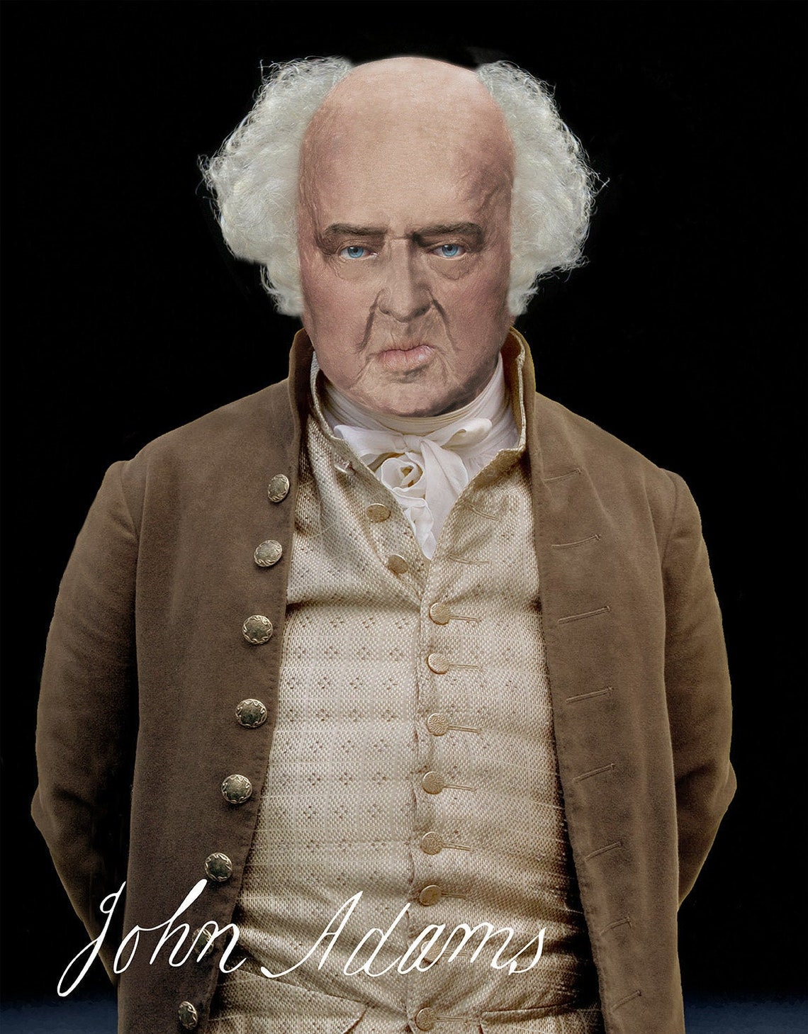 The Real Face of John Adams Based Upon His Life Mask Signed, Numbered ...
