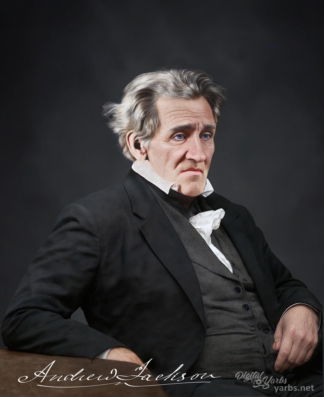 Andrew Jackson Daguerreotype Photograph by Matthew Brady, 1845 ...