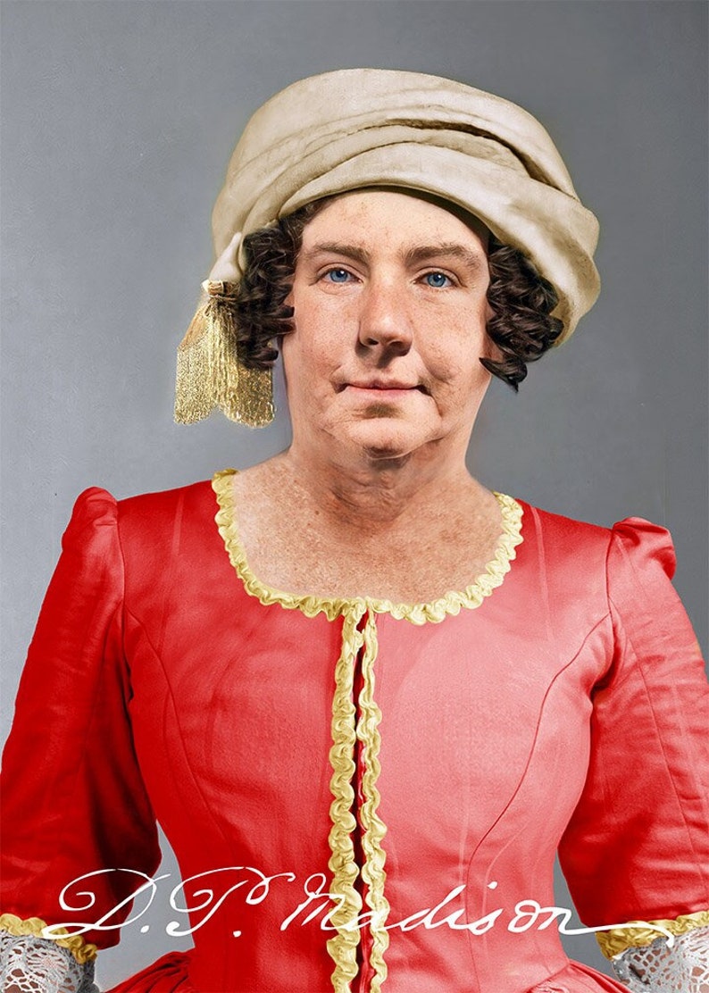 The Real Face of Dolley Madison Based Upon Her Life Mask - Etsy
