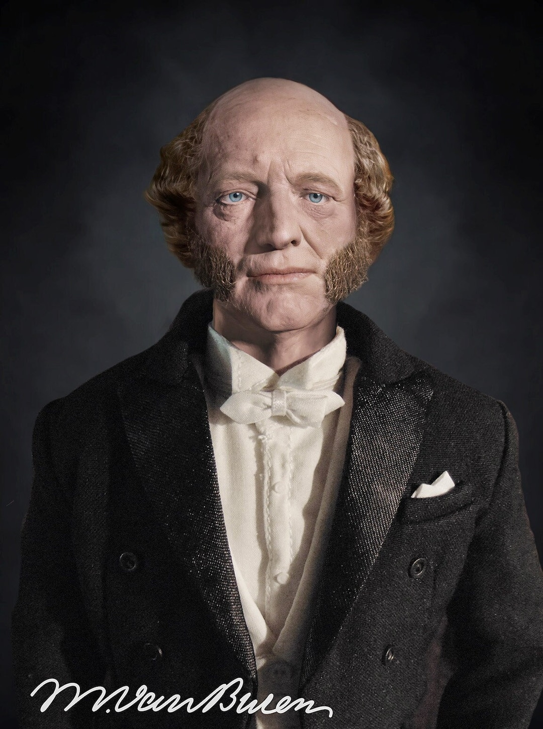 Giclée Print Real Face of 8th President Martin Van Buren Based Upon His ...