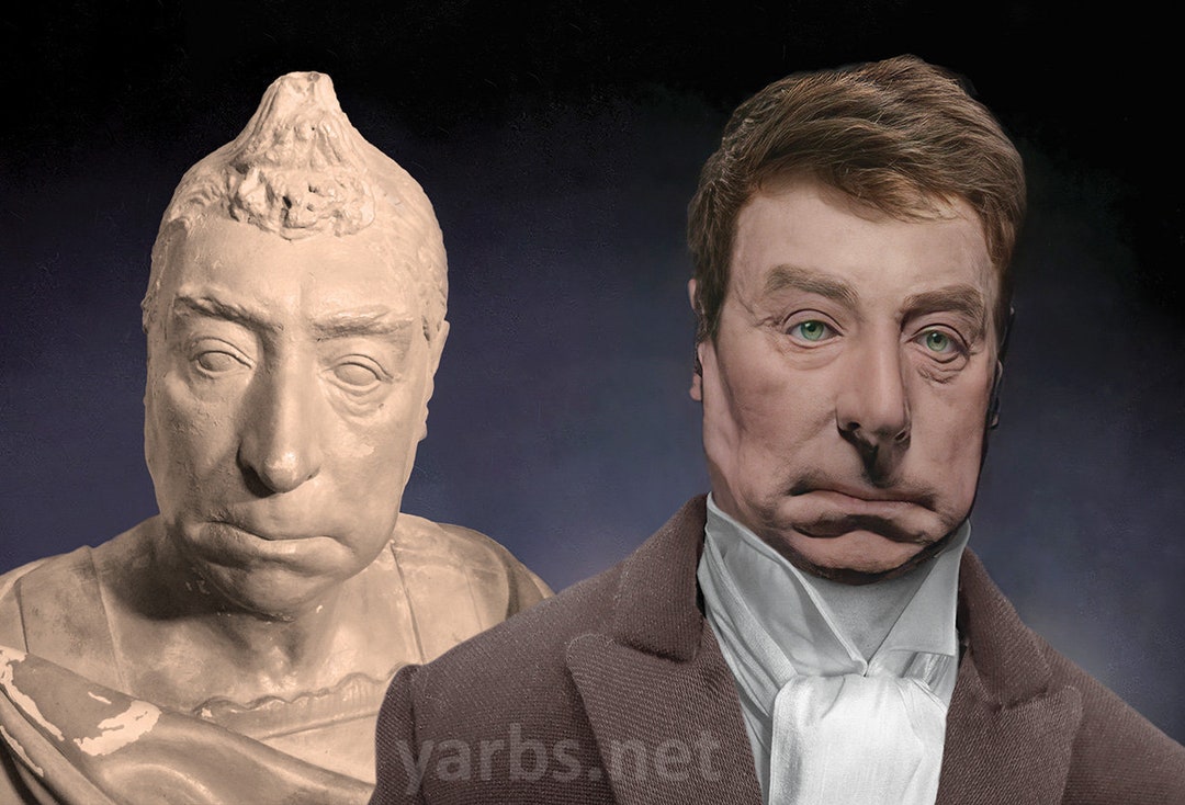 The Real Faces of Marquis De Lafayette LIFE Mask 4x6 Postcard by ...