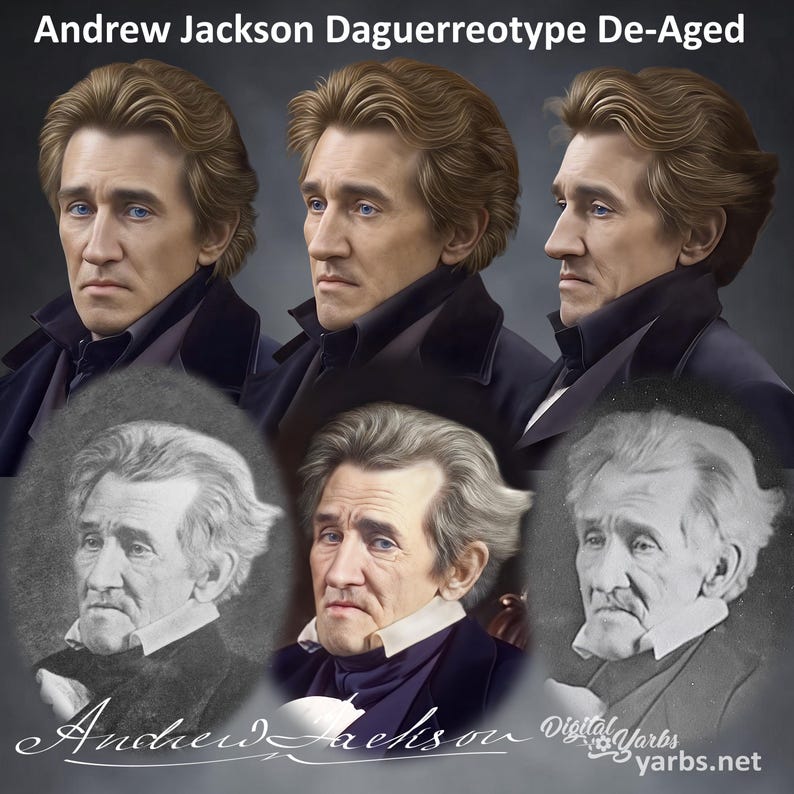 Andrew Jackson VS. John Quincy Adams the Corrupt Bargain 1824 Postcard ...