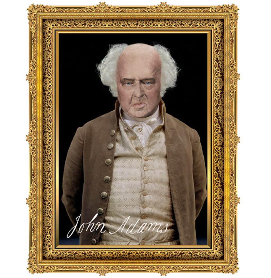 The Real Face of John Adams Based Upon His Life Mask Signed, Numbered ...
