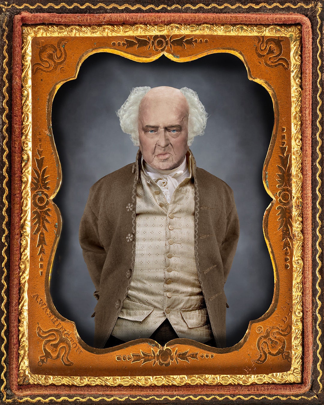 The Lost Daguerreotype of John Adams Life Mask (color) Signed, Numbered ...