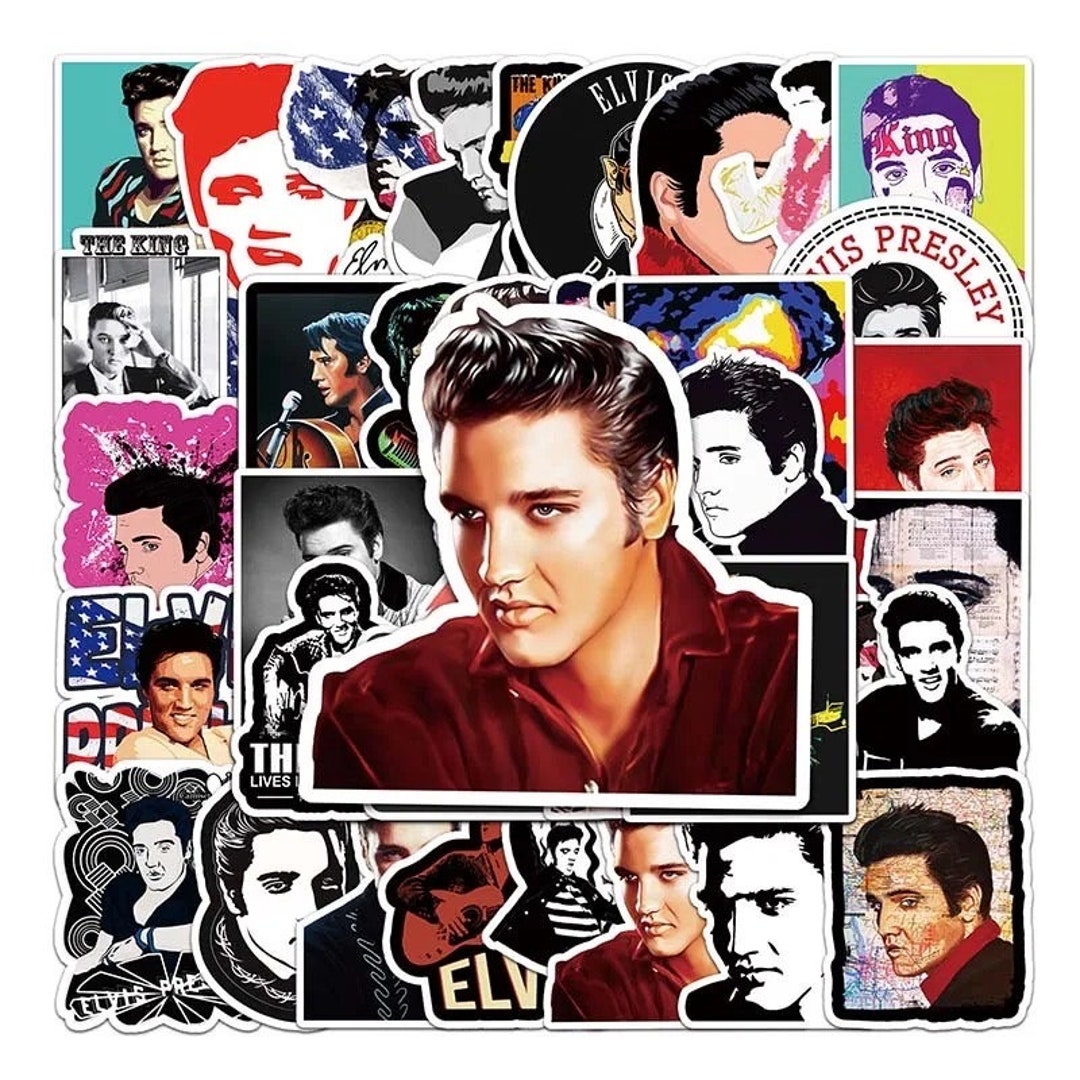 Elvis Memorabilia Stickers - Etsy