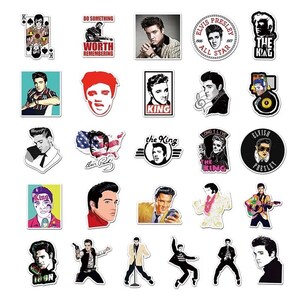 Elvis Memorabilia Stickers - Etsy